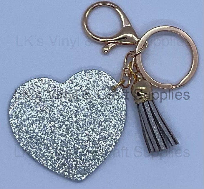 Heart Shaped Keyring with Lobster Clip & Tassle | AFTERPAY MINIMUM $40 ...